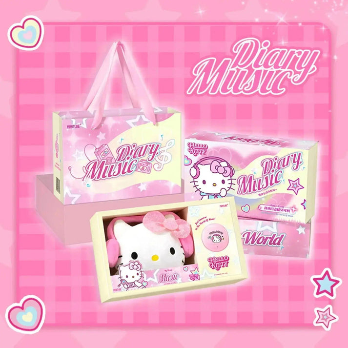 Hello Kitty Music Diary Earbuds-MarTUBE®︎